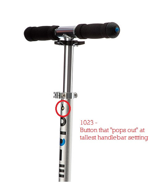 Handlebar Locking Button & Spring | Micro Kickboard