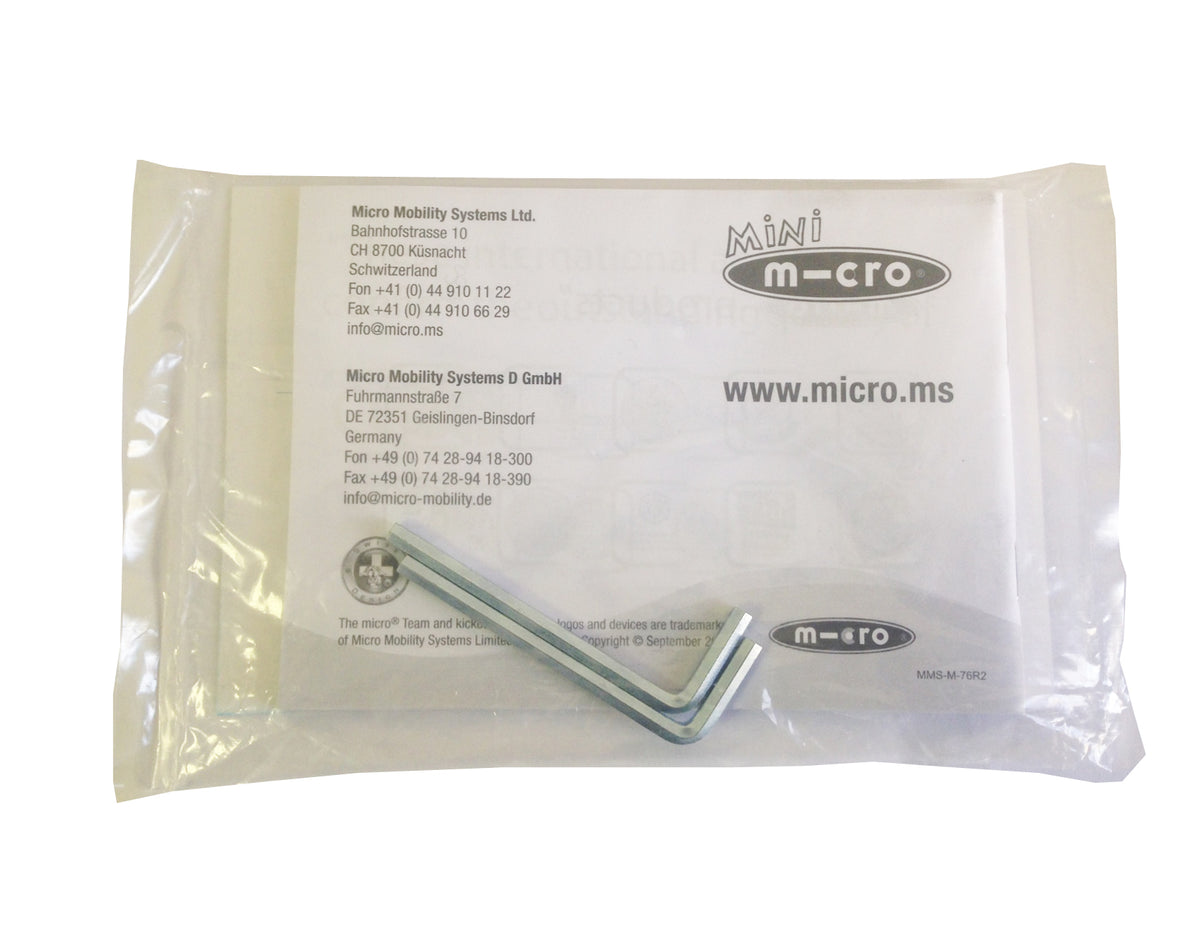 Parts: Instruction Manual Packet (with x2 No. 4 Allen Keys) for Mini ...